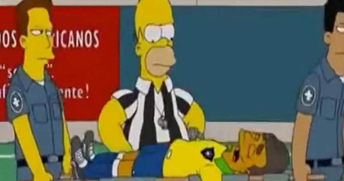 Los Simpsons predijeron la lesión que dejó a afuera a Neymar | 24con