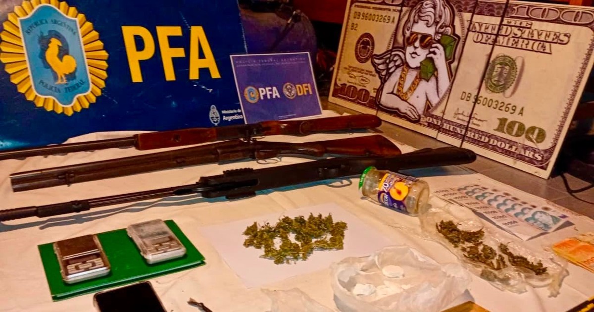 Manejaban dos bunkers de drogas y les encontraron cocaína, pasta base y ...